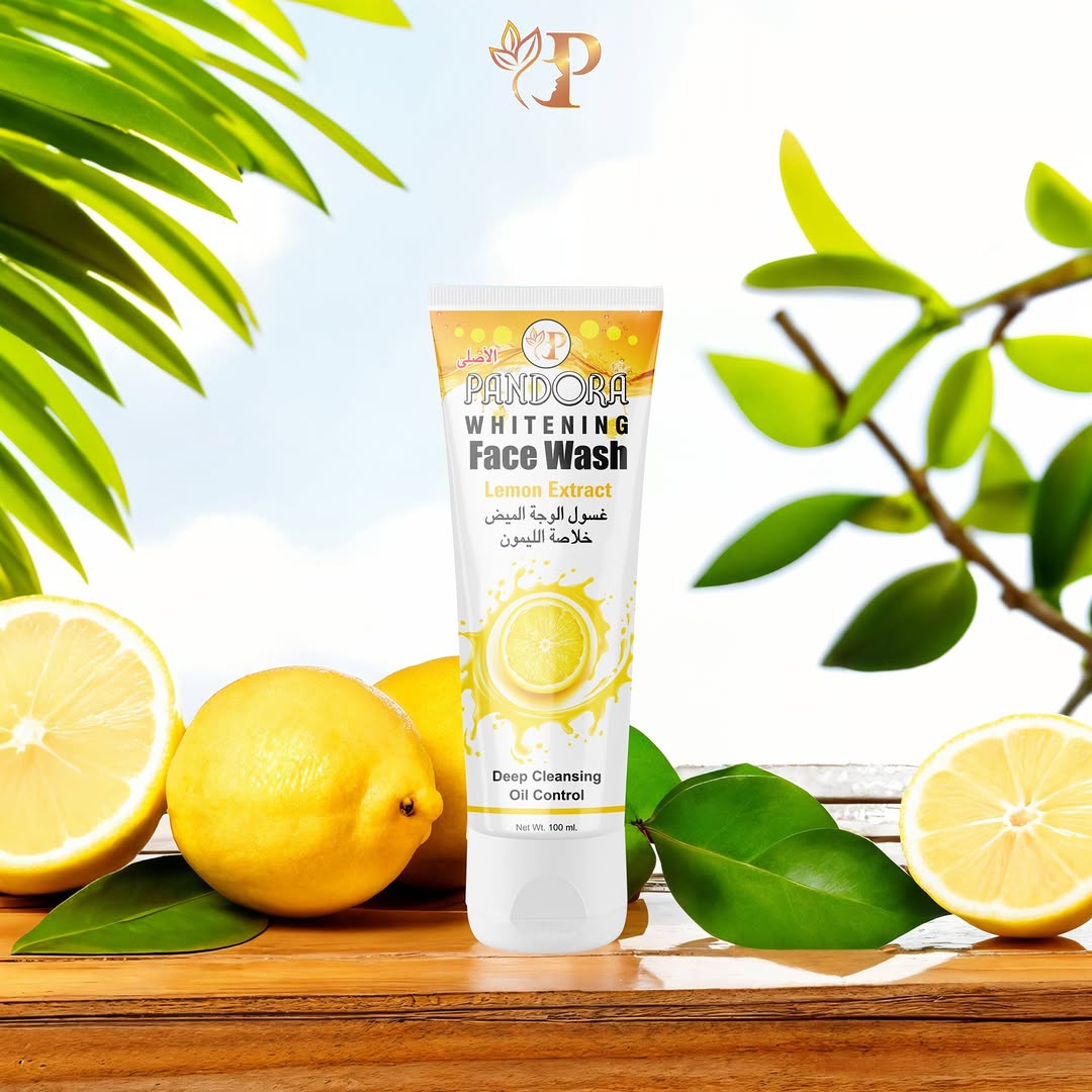 Pandora Lemon Extract Face Wash (Oil Control Formula) with Niacinamide ...