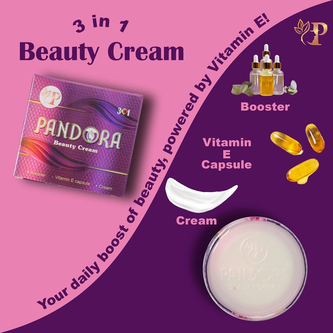 Pandora Beauty Cream With Vitamin E and Alpha Arbutin Benefits ...